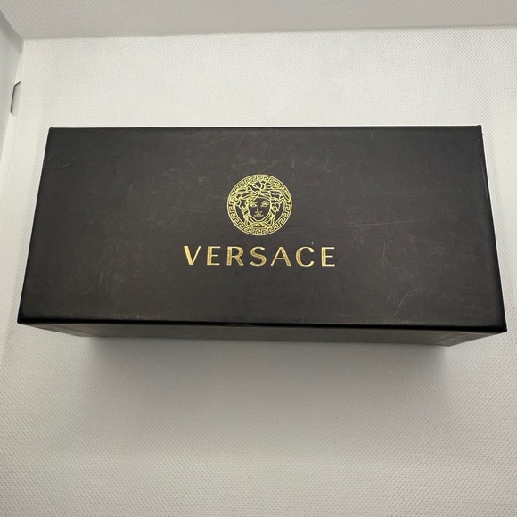 Versace | Accessories | Versace Black And Gold Box | Poshmark